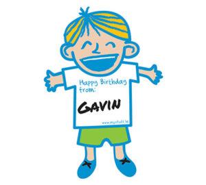 Party Gift Boy Labels - MyStuff